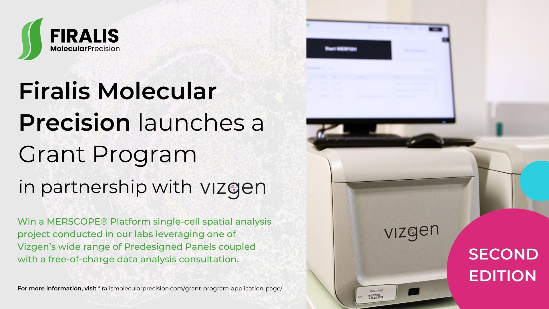 Firalis Molecular Precision launches spatial omics Grant Program